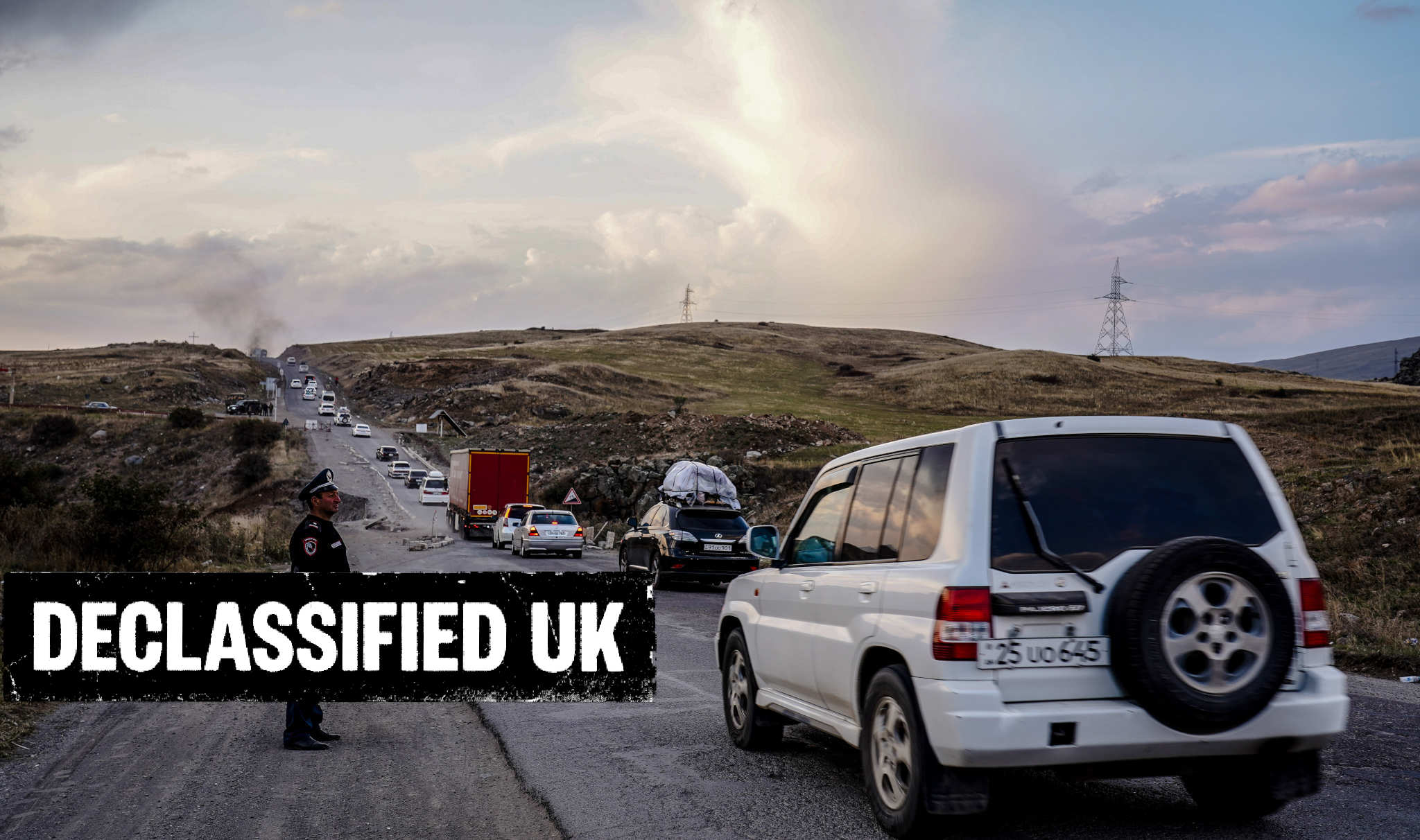 Blockading an occupied territory with UK support